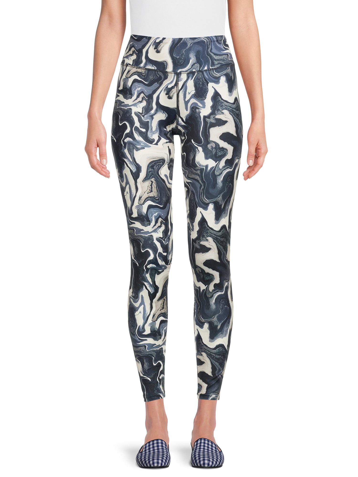LA Thread Women's Printed High Waisted Leggings - Walmart.com
