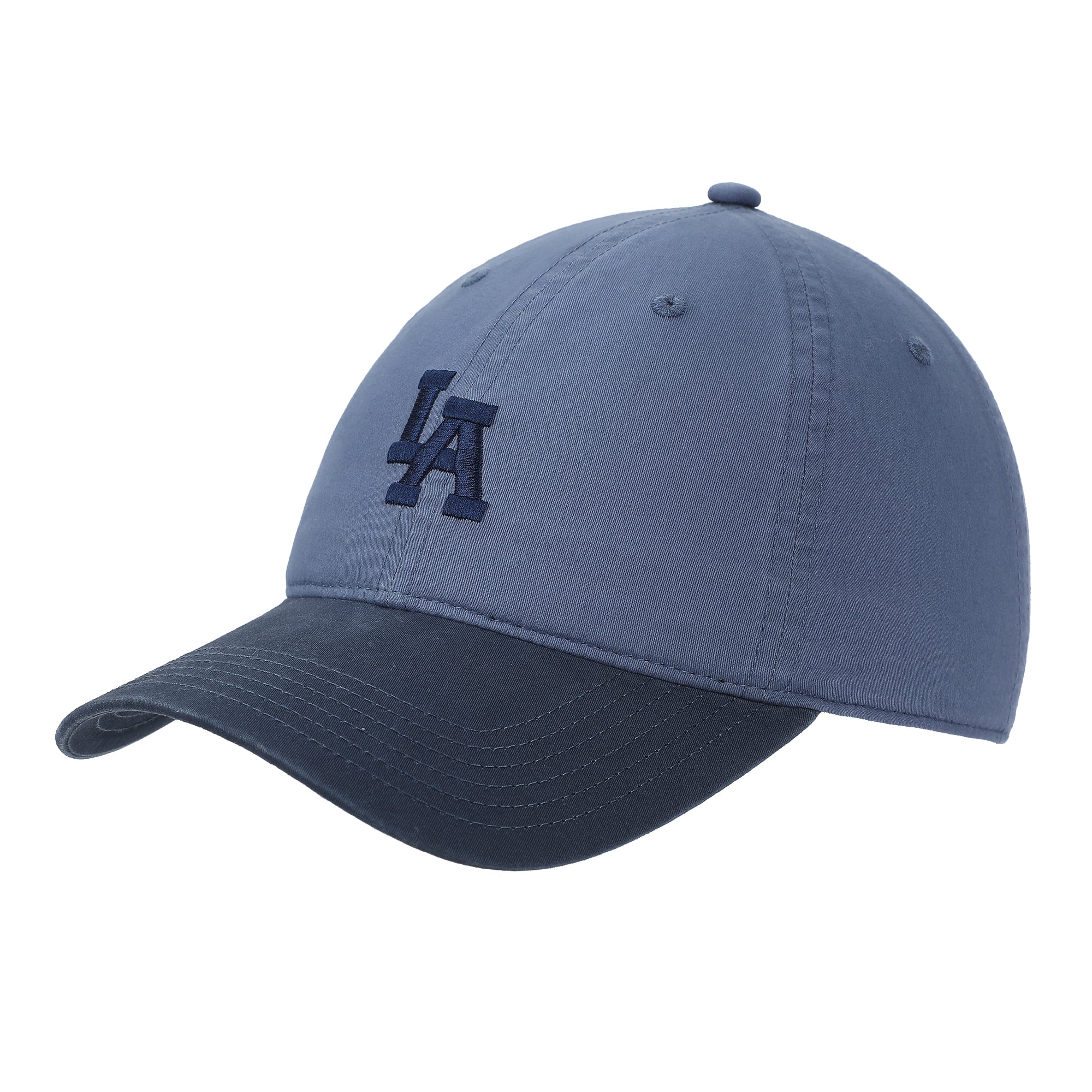 Las Angeles Two-Tone Washed Poplin Unstructured Baseball Cap - Walmart.com