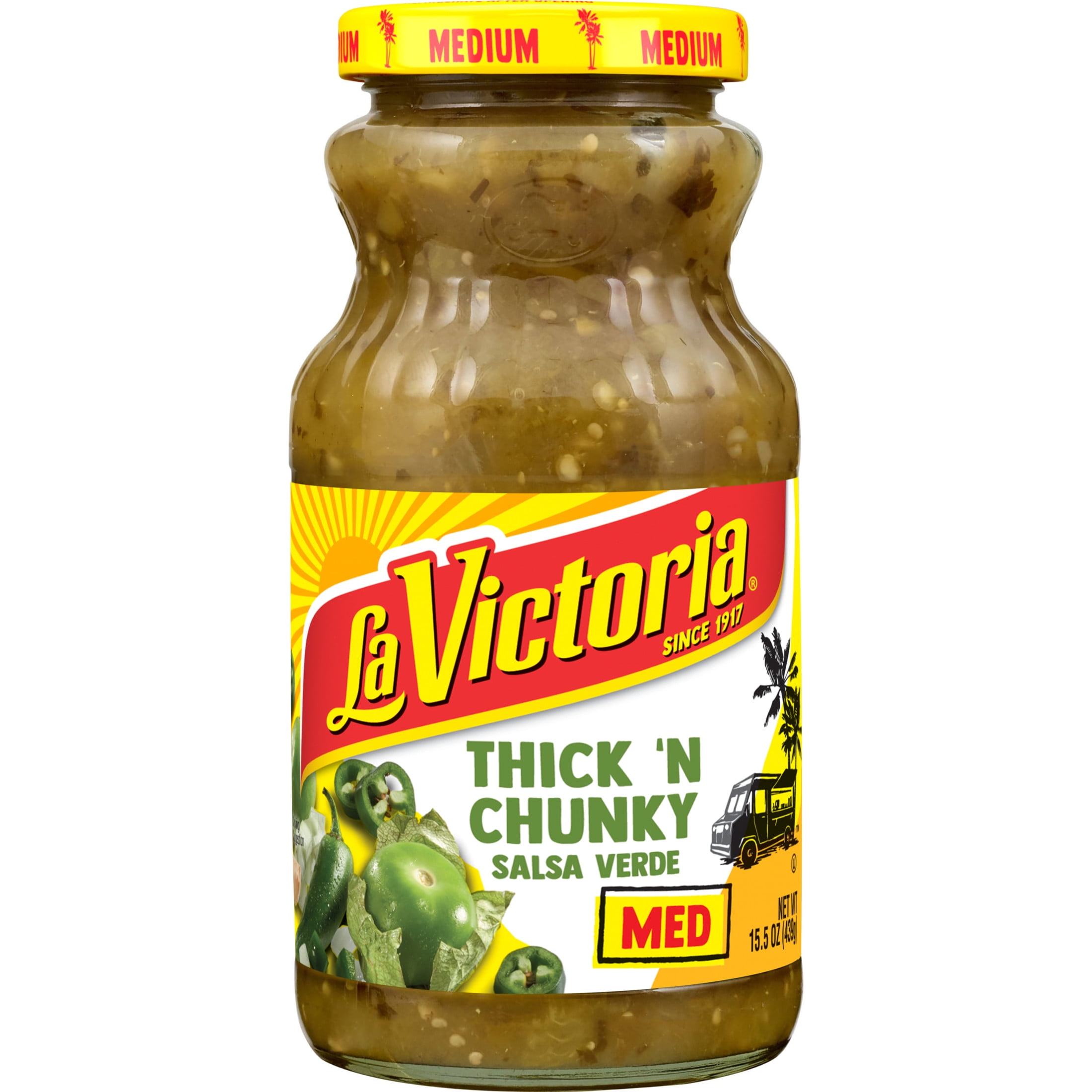 LA VICTORIA Verde Medium Salsa 12/15.5oz - Walmart.com
