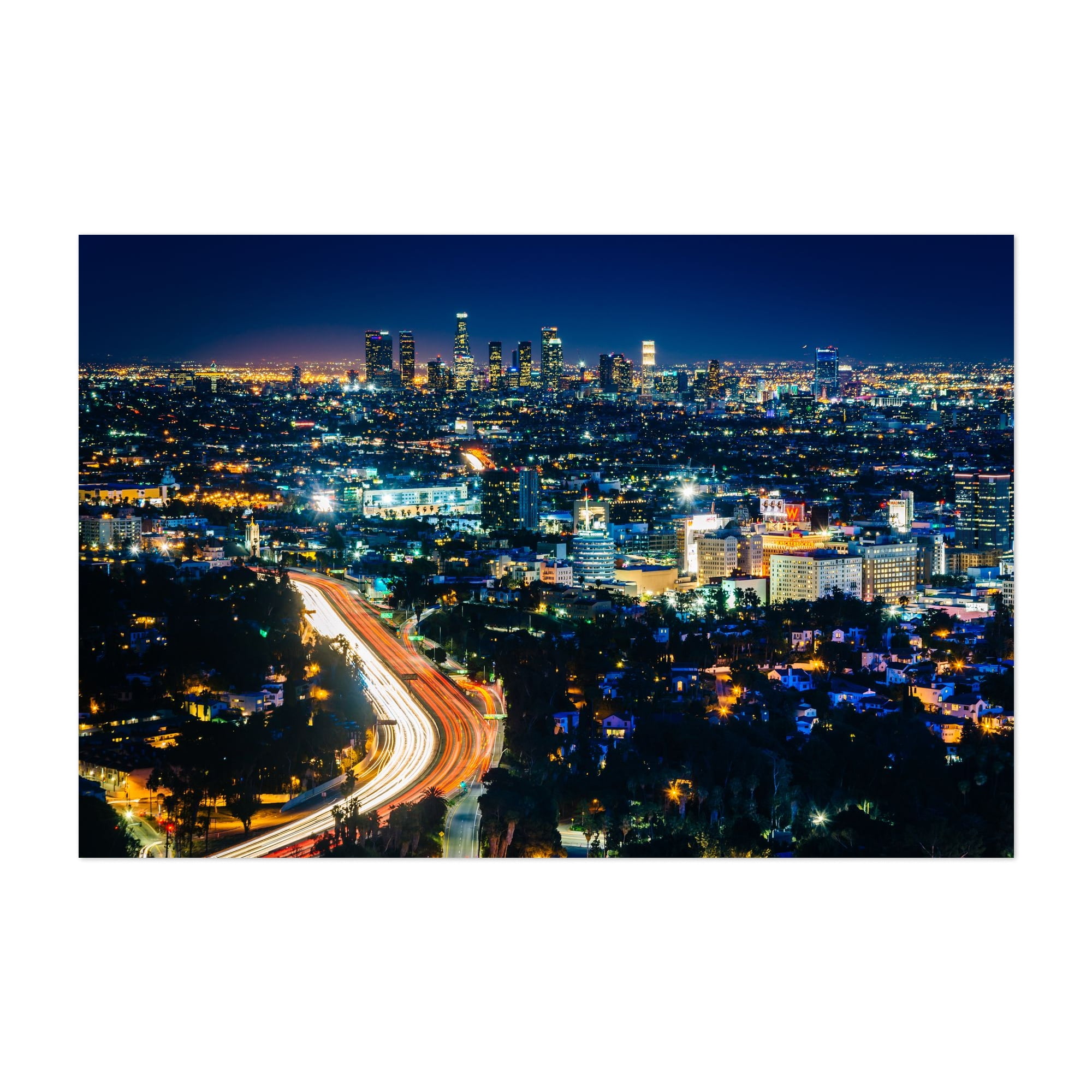 LA from Hollywood Bowl Overlook - Los Angeles California Photography ...