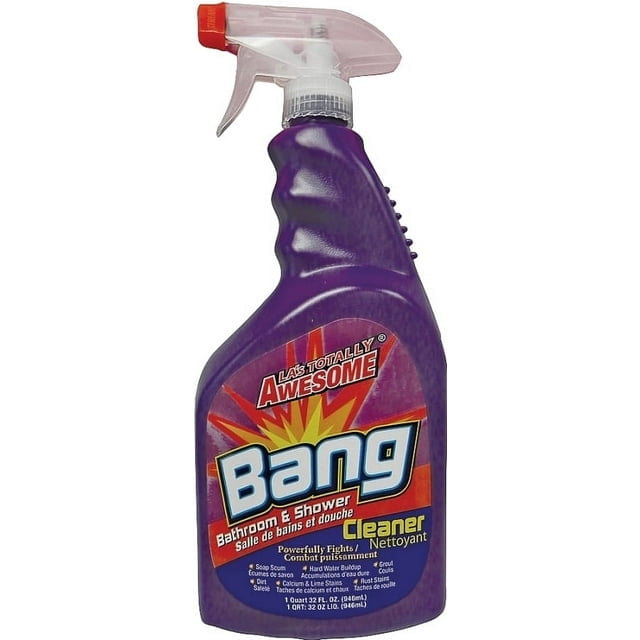 LA's Totally Awesome 32oz Bathroom Shower Cleaner, Daily Spray Cleaning ...