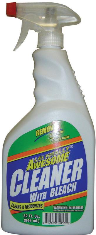 LA's Totally Awesome Cleaner with Bleach 32 fl oz. Cleans Deodorizes ...