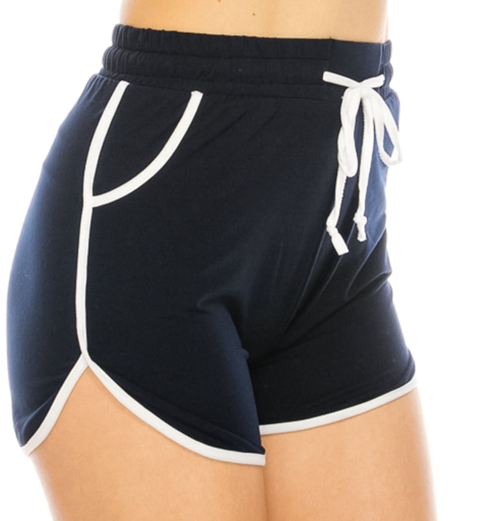 LA12ST Women Workout Yoga Shorts - Premium Buttery Soft Solid Stretch ...