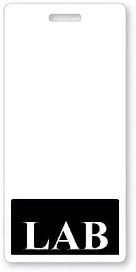 LAB Badge Buddy - Heavy Duty Vertical Badge Buddies for Laboratory ...