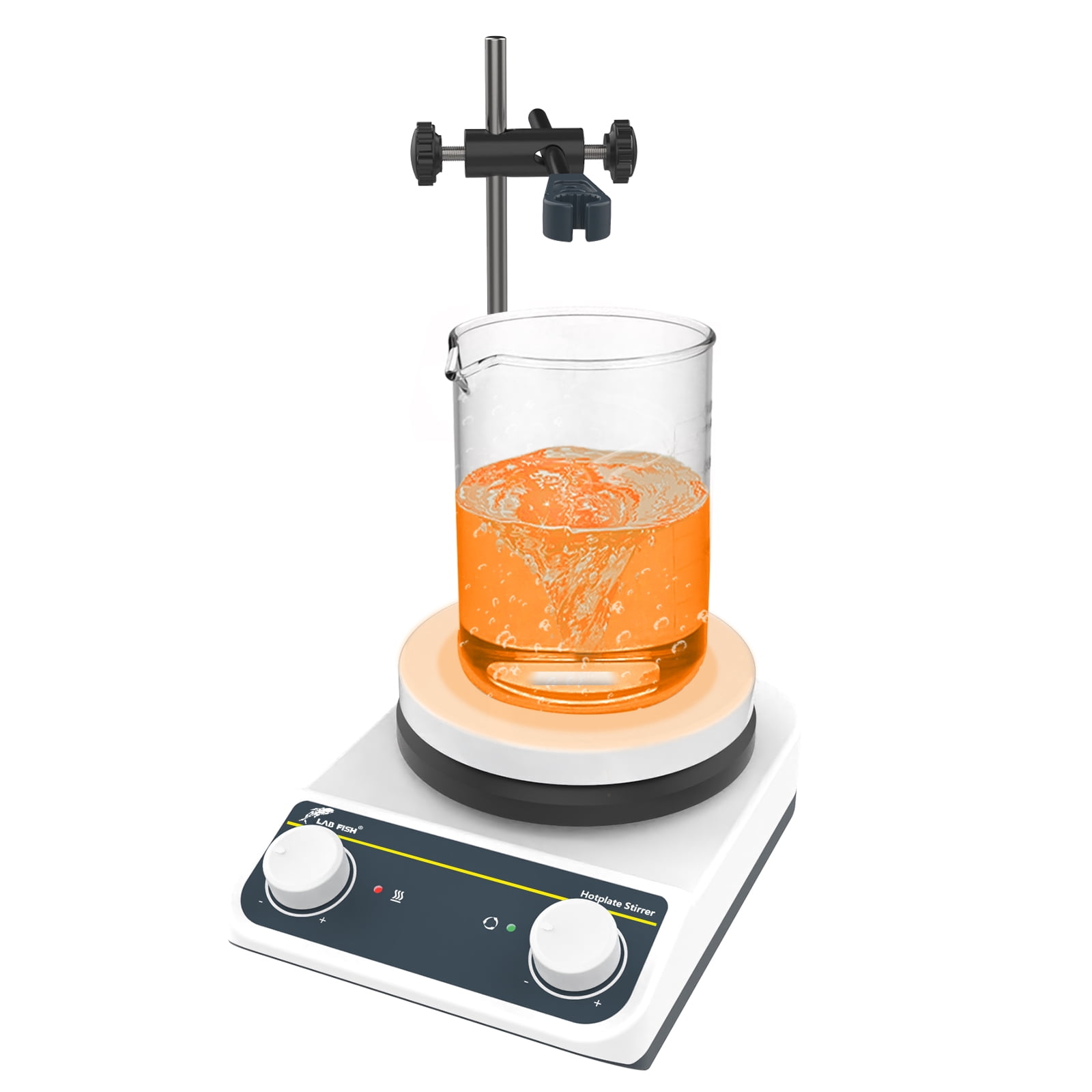 LAB FISH Magnetic Stirrer Hot Plate, 5 inch Ceramic Hotplate with ...