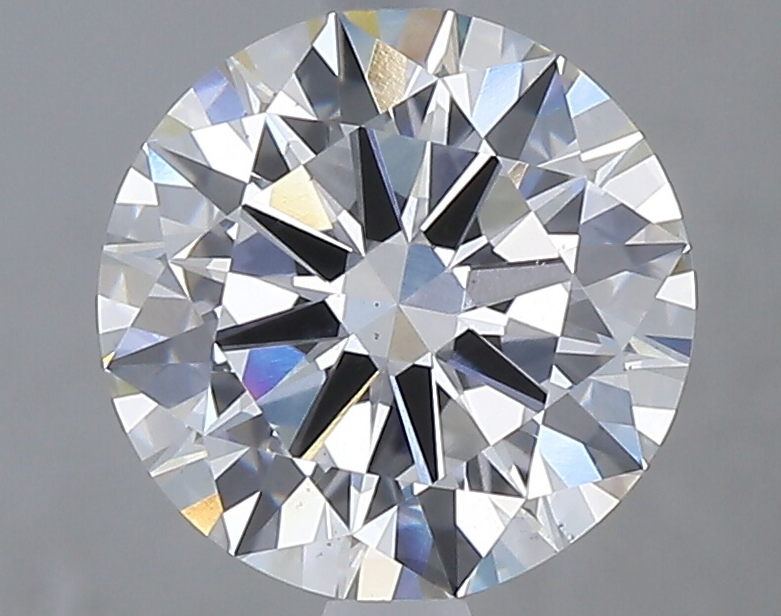 IGI CERTIFIED LAB GROWN DIAMOND Round Cut 2.07 Ct F VS2 - Walmart.com