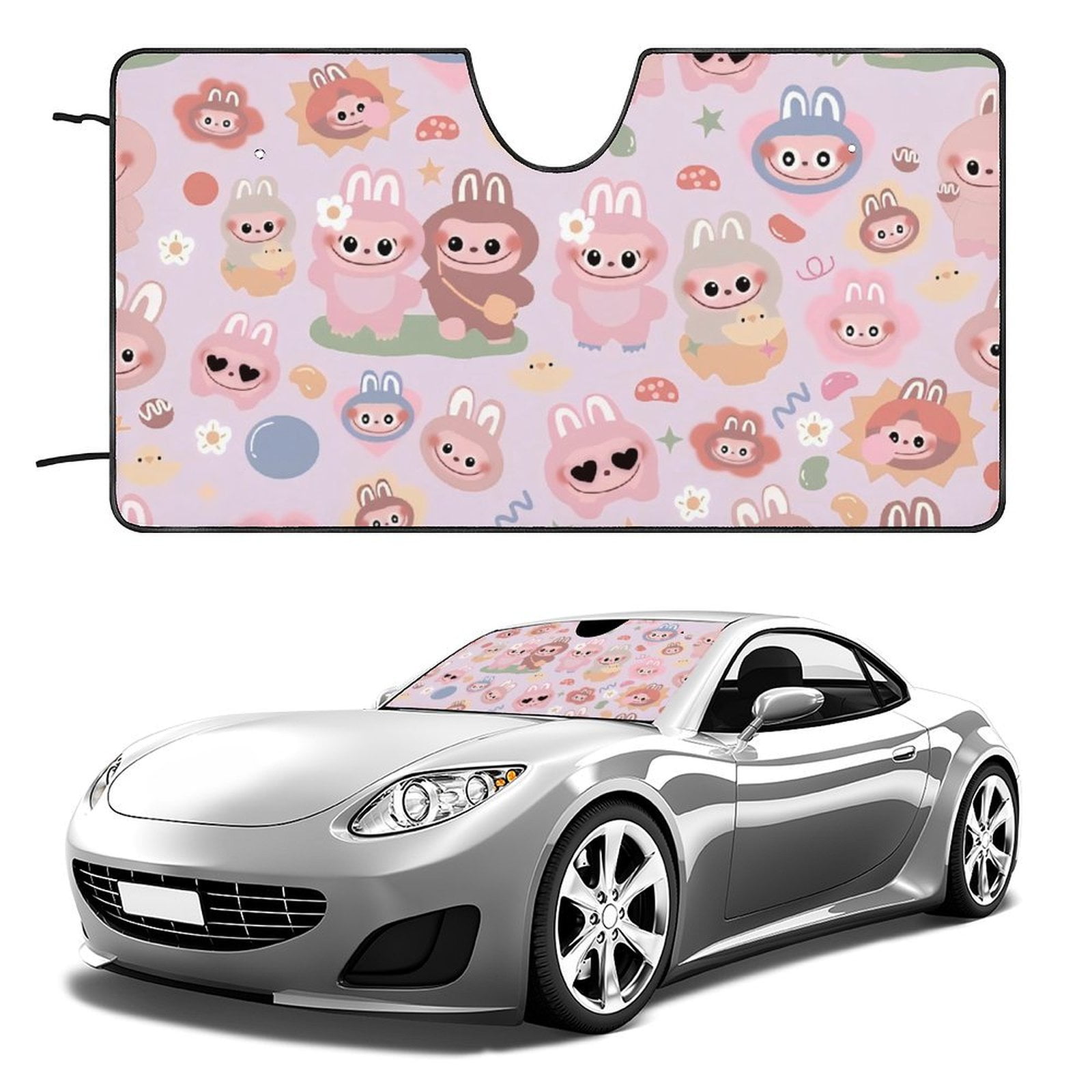 LAB-UBU Foldable car windshield visor suitable for most car accessories ...