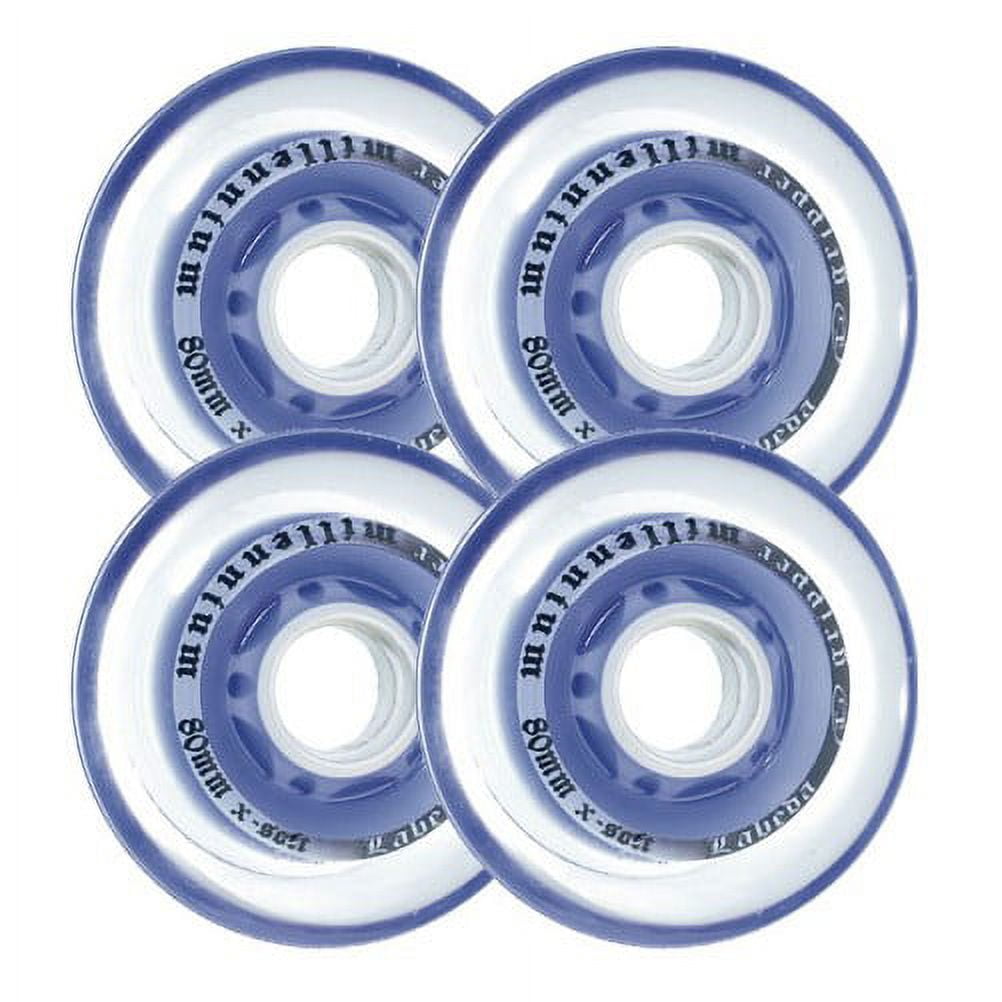 LABEDA WHEELS Inline Roller Hockey MILLENNIUM 72/76A x4 PURPLE ...