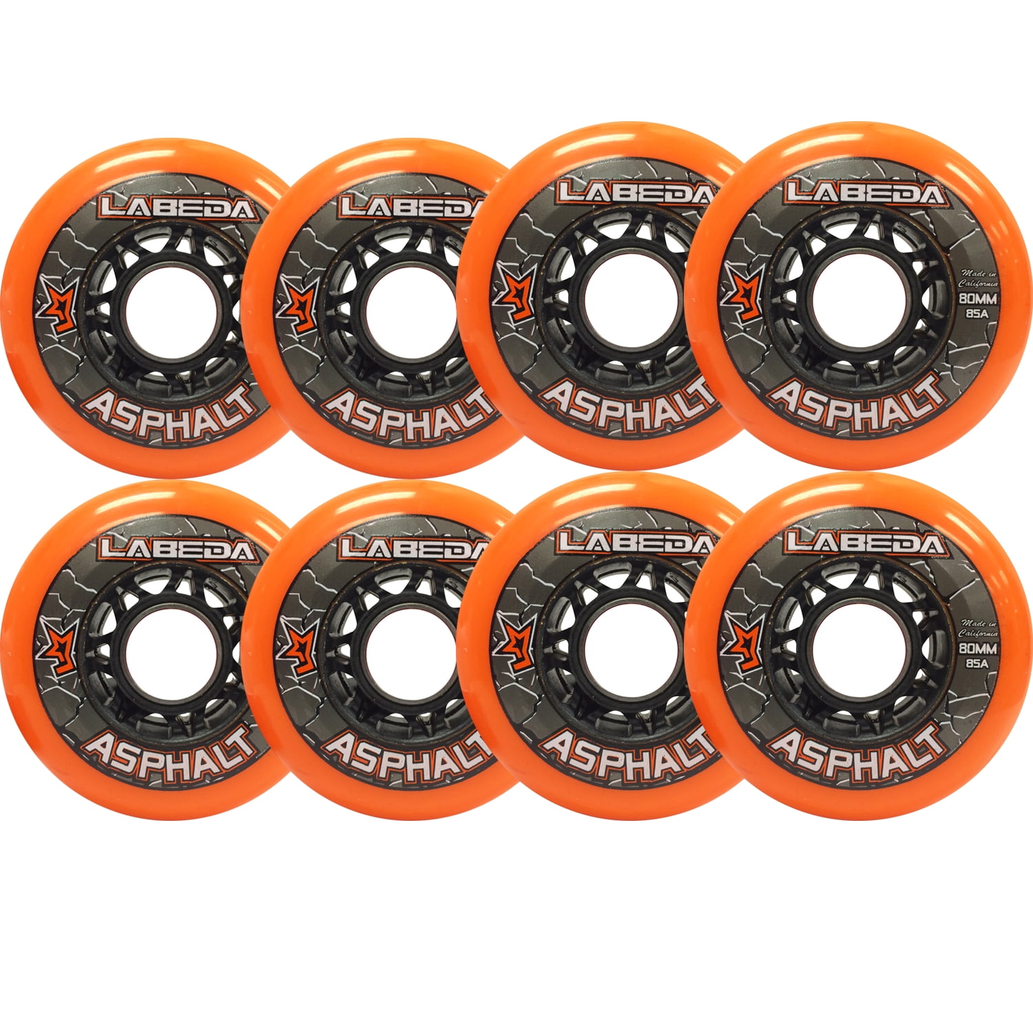 LABEDA WHEELS Roller Hockey GRIPPER ASPHALT 76/80 HILO - Walmart.com