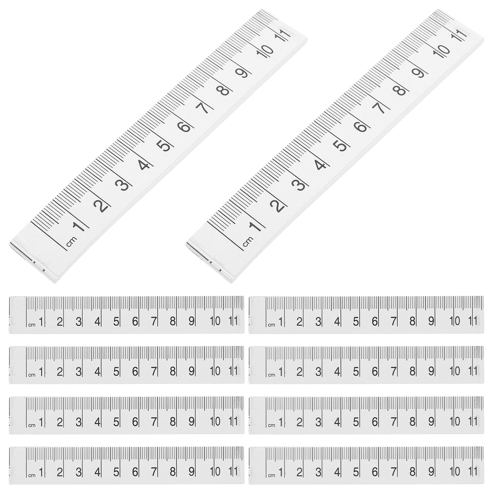 LABELEPH 10Pcs Paper Tearing Ruler for Body Measuring Flexible and ...