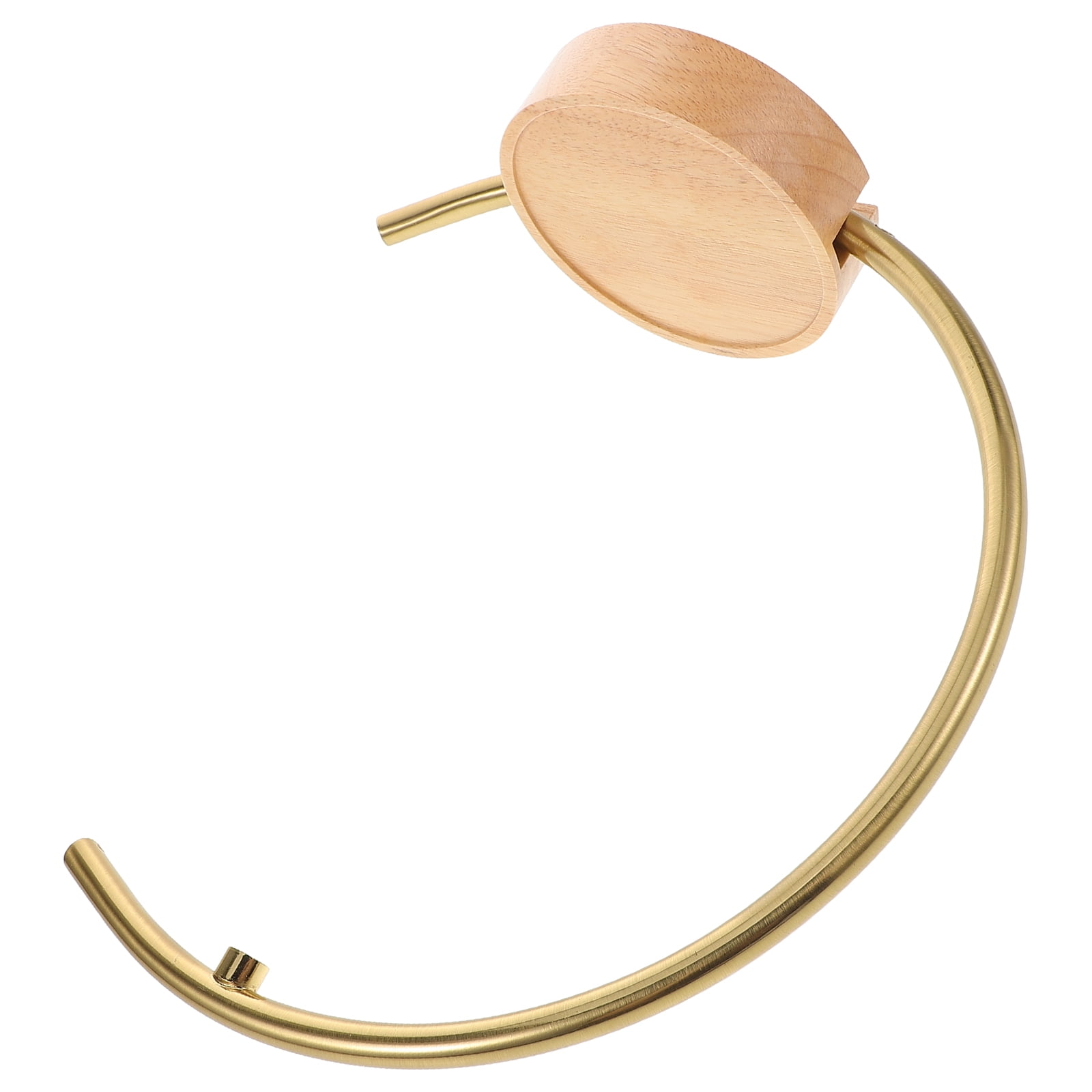 LABELEPH 1Set Iron Wood Moon Shaped Lamp Pipe Diy Design Repair Part Lighting Accessories for ...