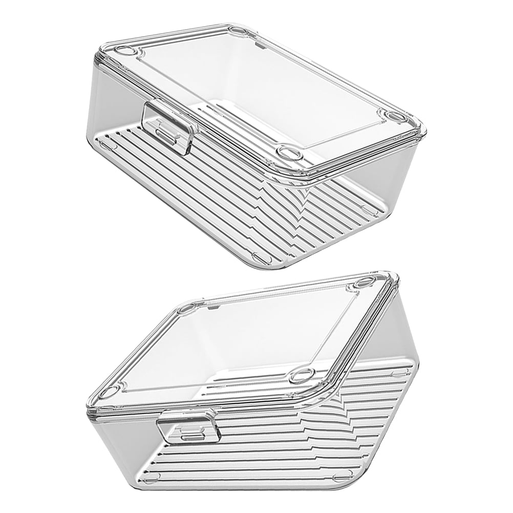 LABELEPH 2Pack Playing Card Container Transparent Plastic For Card ...