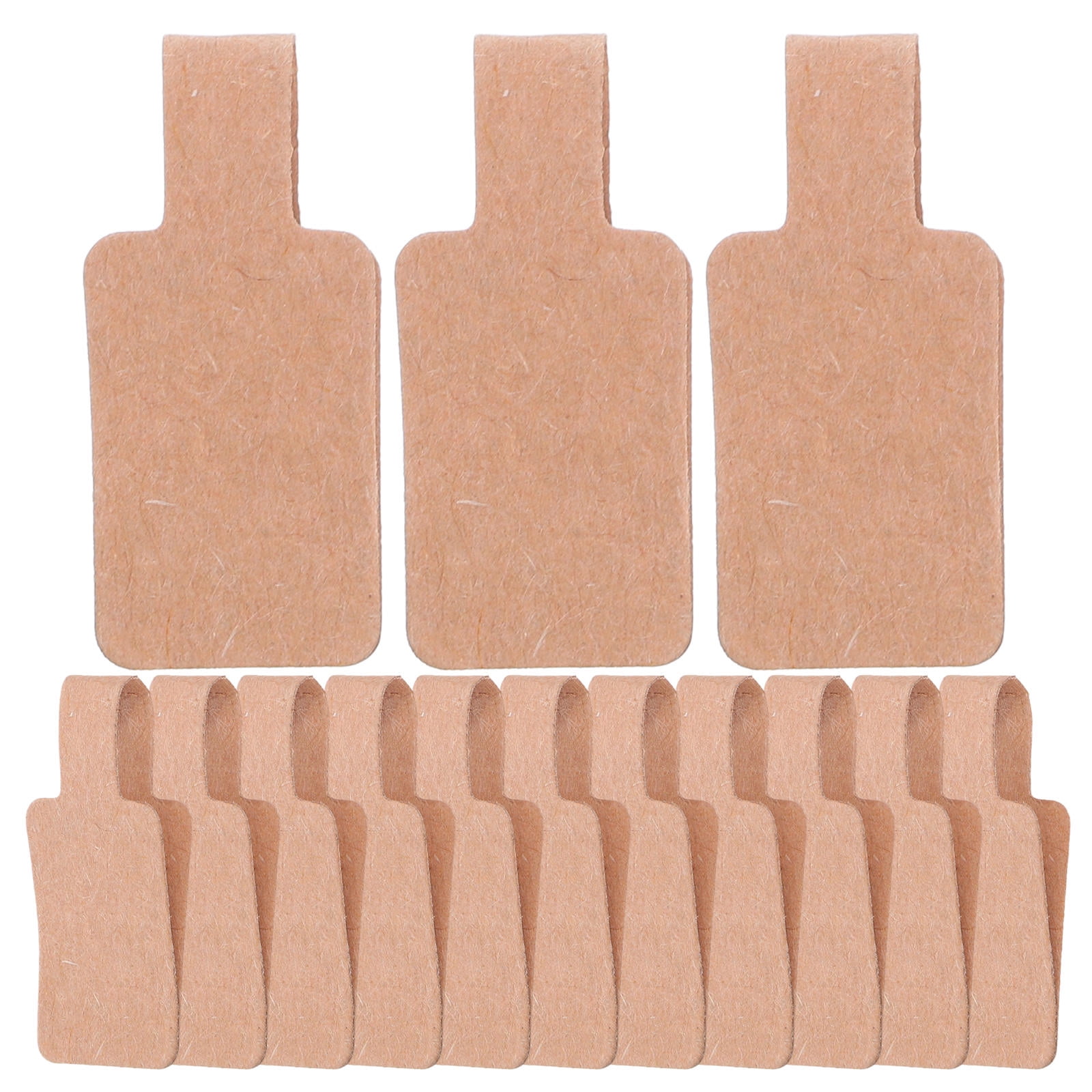LABELEPH 300Pcs Light Brown Paper Self Adhesive Jewelry Sticker Tags ...