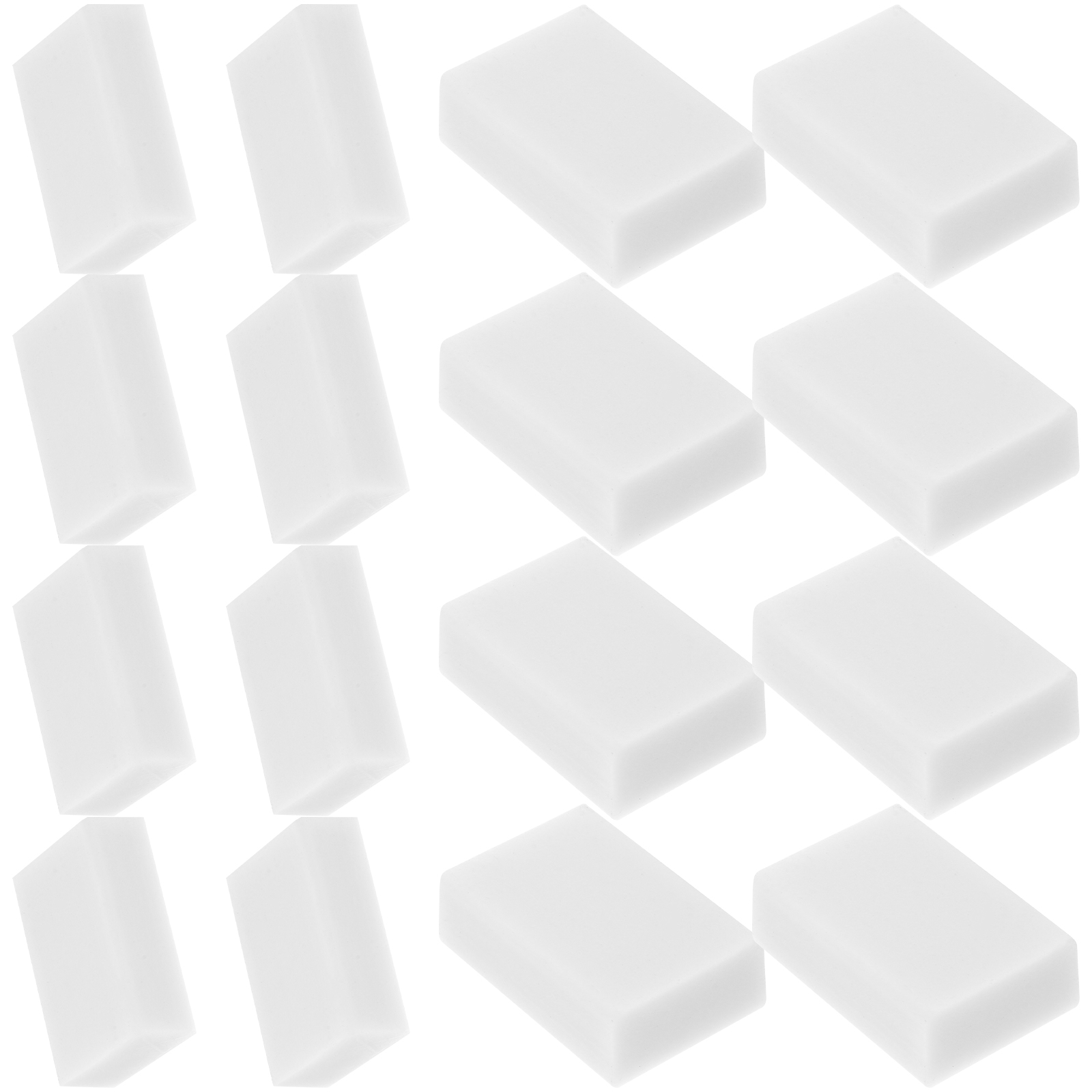 LABELEPH 30Pcs White Rectangular PVC Erasers for Artists Office Art ...
