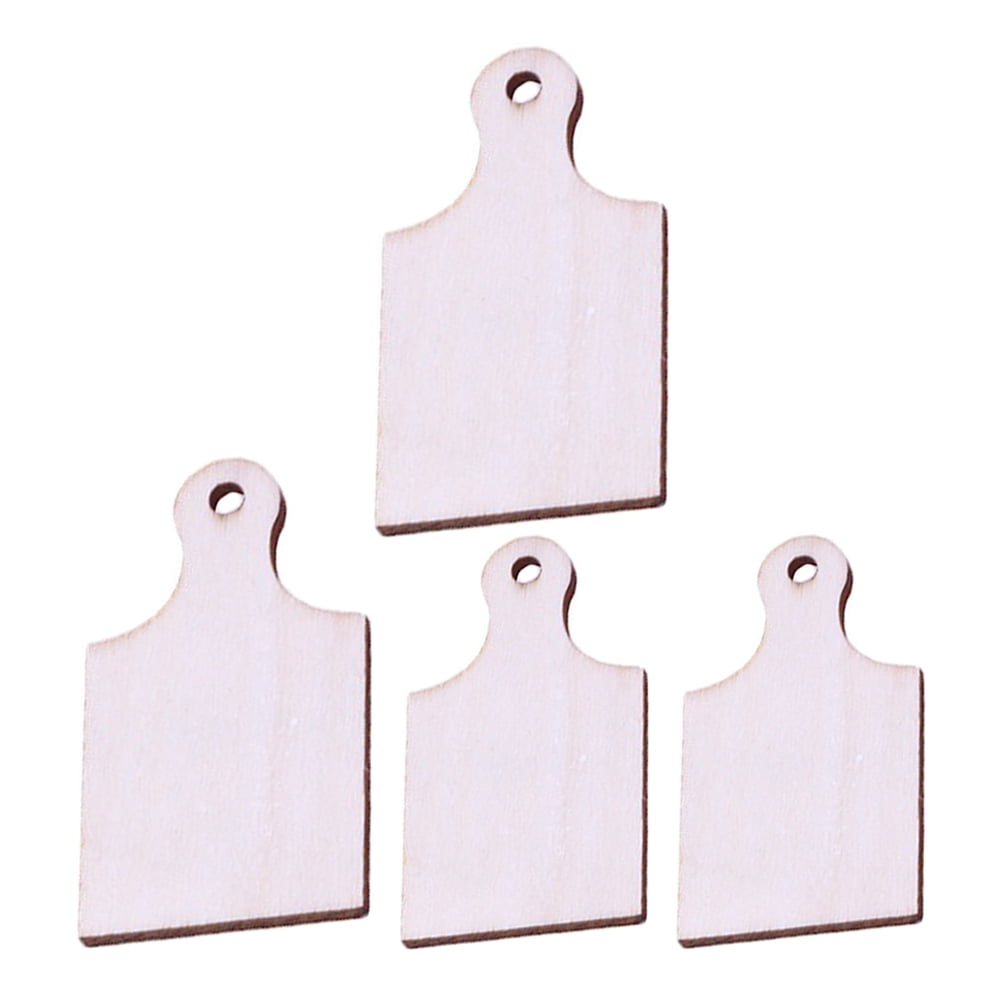 LABELEPH 4Pcs Mini Cutting Boards Wooden Boards for Miniature ...