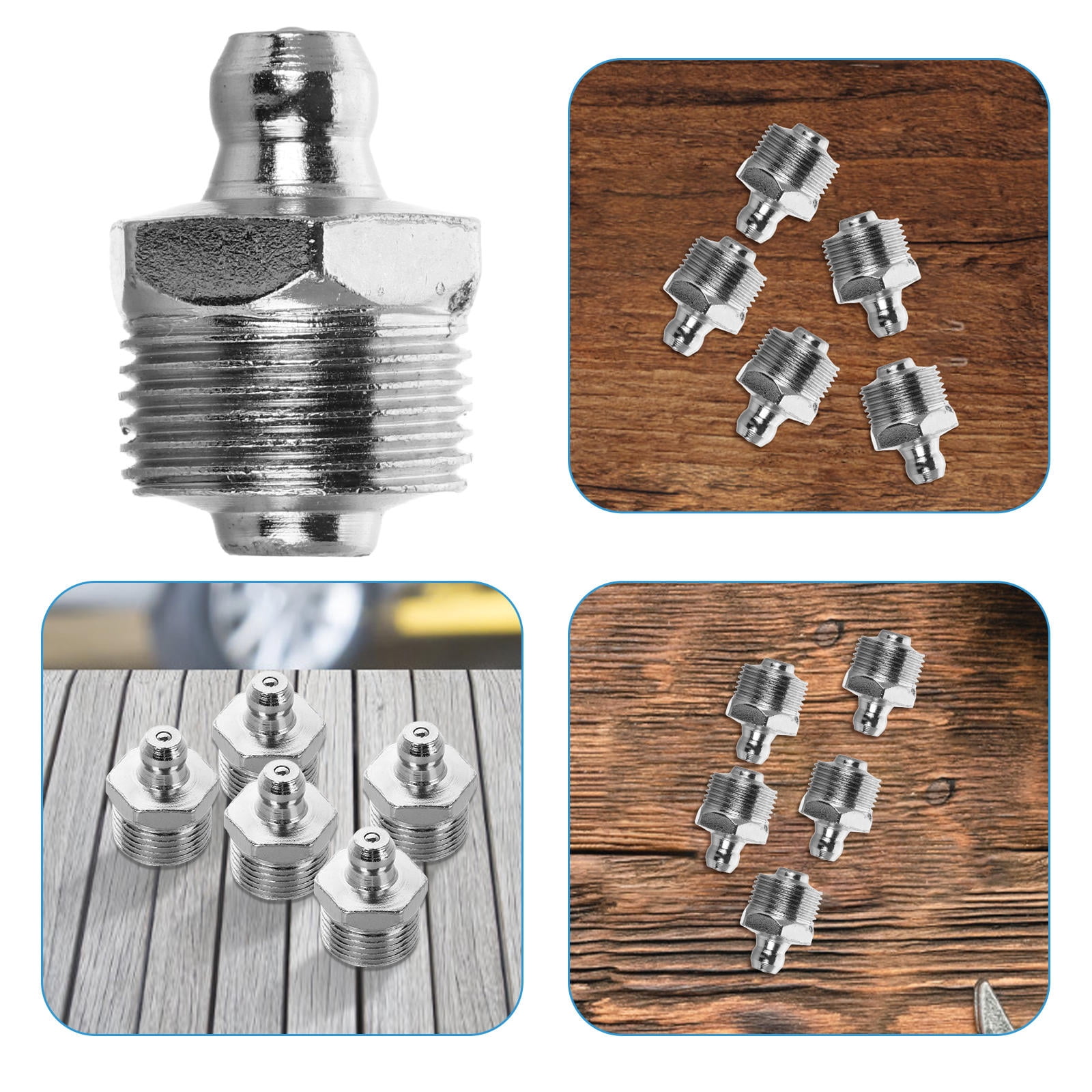 LABELEPH 5Pcs Grease Fitting for Mechanical Equipment Grease ...