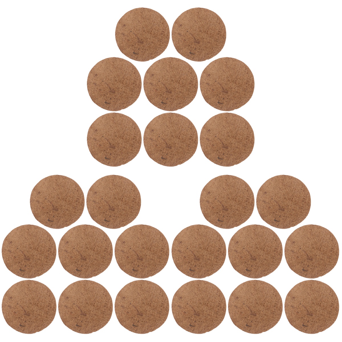 LABELEPH Bird Nesting Mat Khaki Coconut Fiber For Pigeons 24Pcs 8.3X8 ...