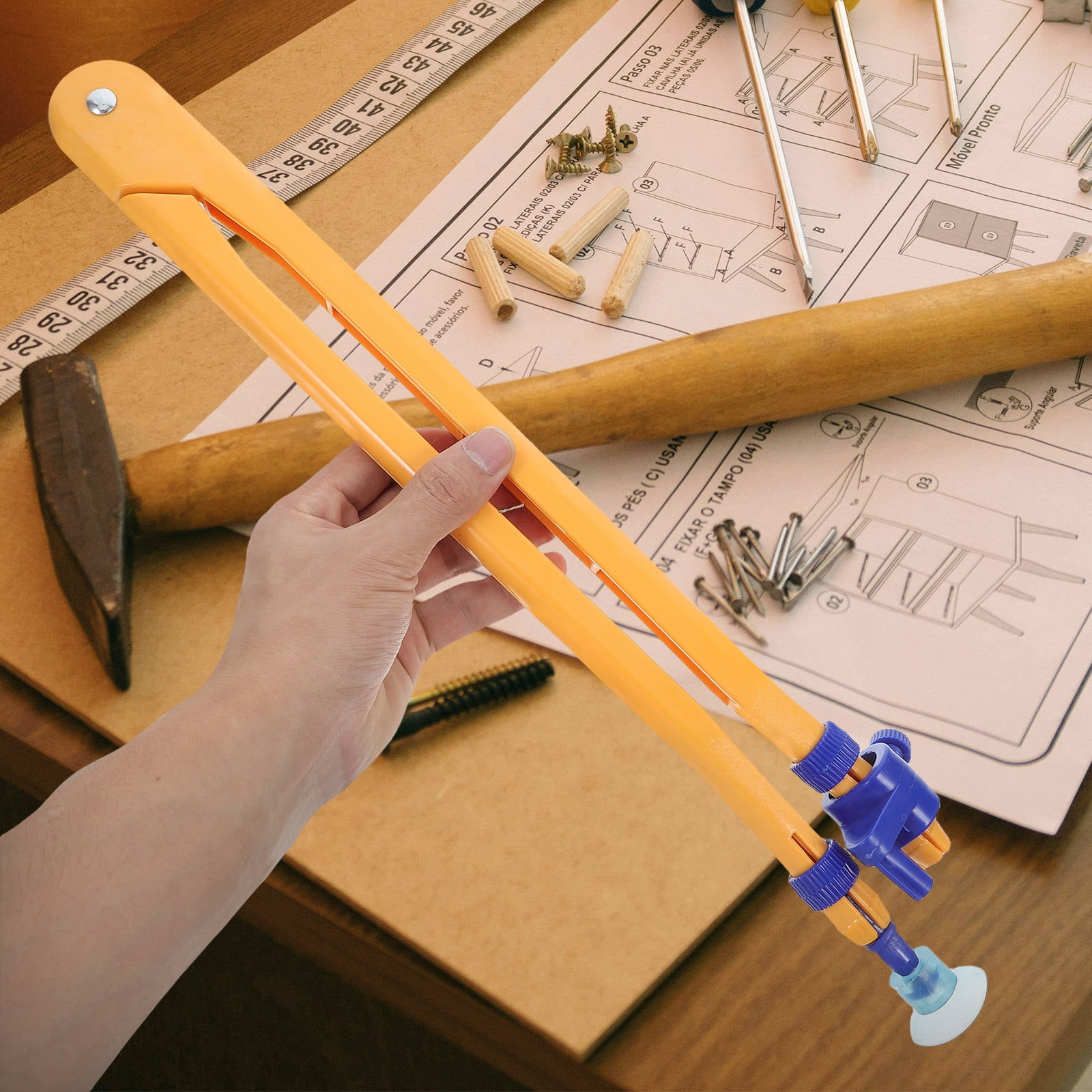 LABELEPH Compass for Mathematics Demonstration 1Set Large Plastic ...