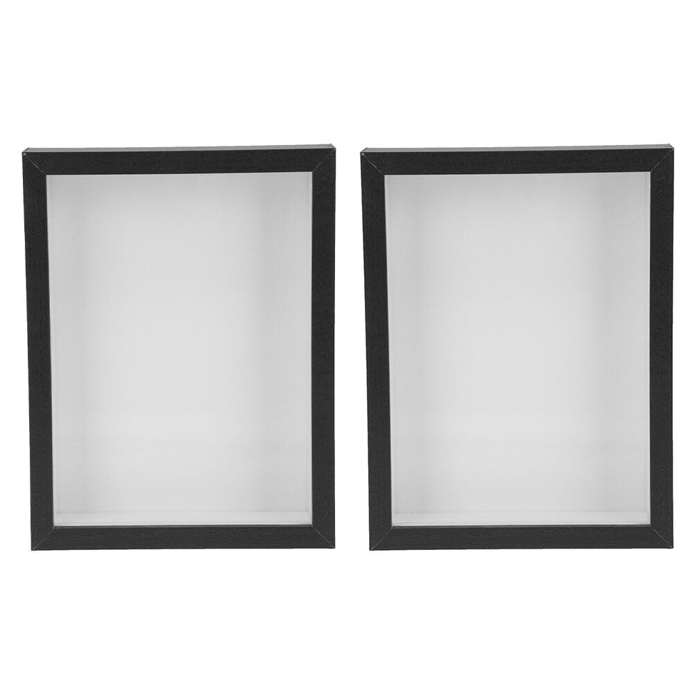 LABELEPH DIY Display Box Wood Specimens 2Set 7.98X5.58X1.57in - Walmart.com