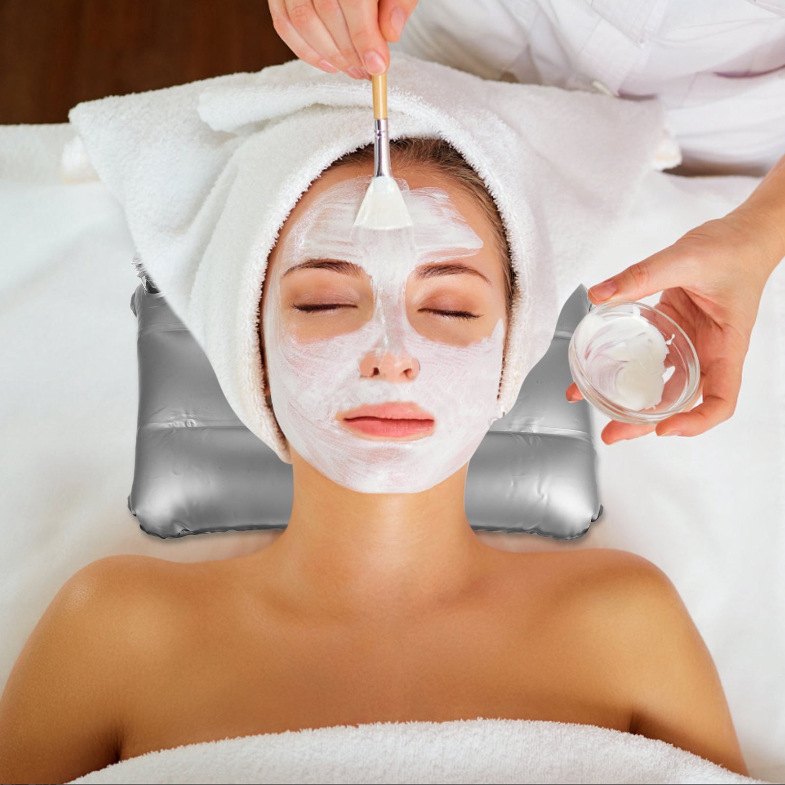 LABELEPH Outdoor Cooling Pillow Inflatable Water Fillable Small Camping ...