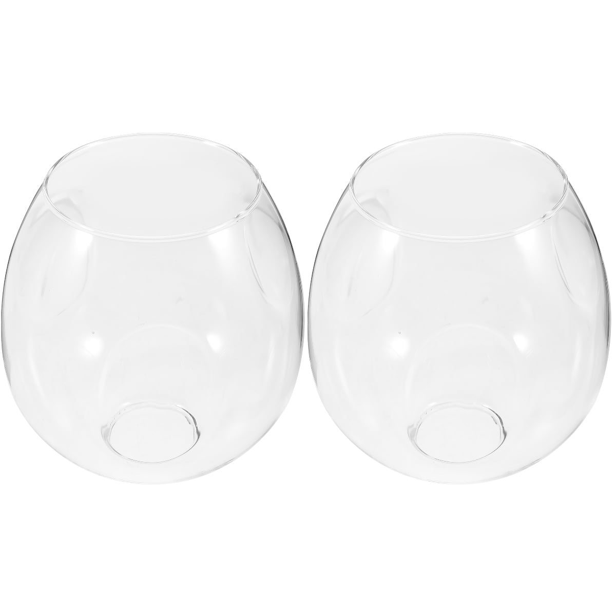 TOYMYTOY 2pcs Glass Lamp Cover, Hand-blown Pendant Light Shade, Hanging ...