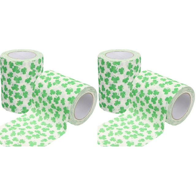 LABELEPH Toilet Paper Roll Multi Wood Pulp Patterned 2 Rolls 3.93X2 ...