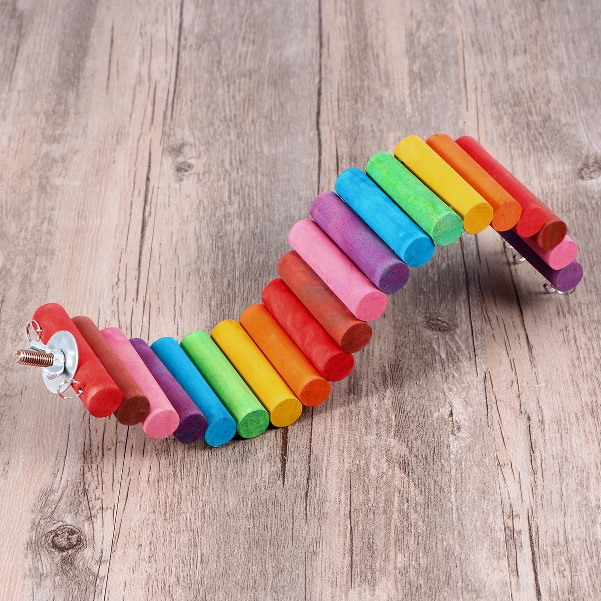 LABELEPH Toy for Hamster Wooden Seesaw Bridge Platform 11.8 * 2.4 Inch ...