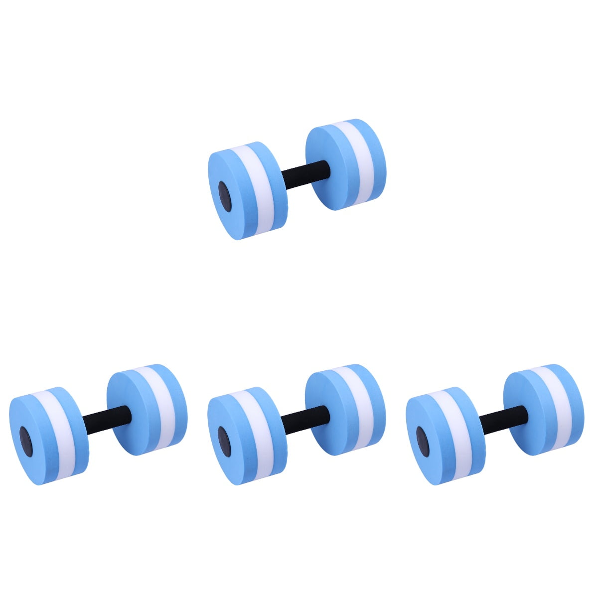 LABELEPH Water Barbell Hand Bar For Adults Aqua Aerobics 4Pcs - Walmart.com