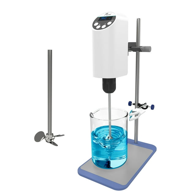 LABFISH Electric Overhead Stirrer Lab Digital Mixer | Stirring Rod and ...