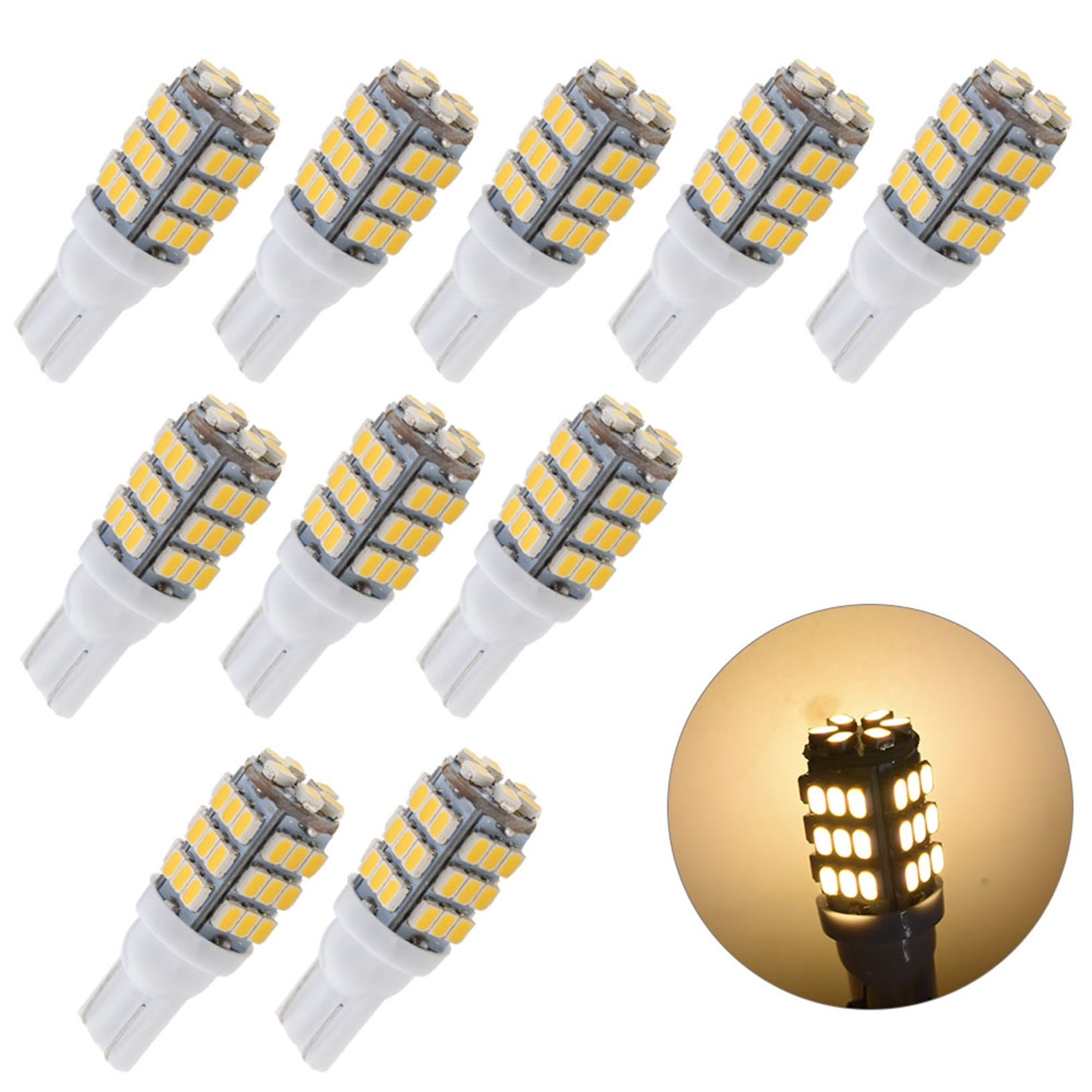LABLT 10Pcs T10/921/194 RV for Camper Trailer 12V LED Interior Light ...