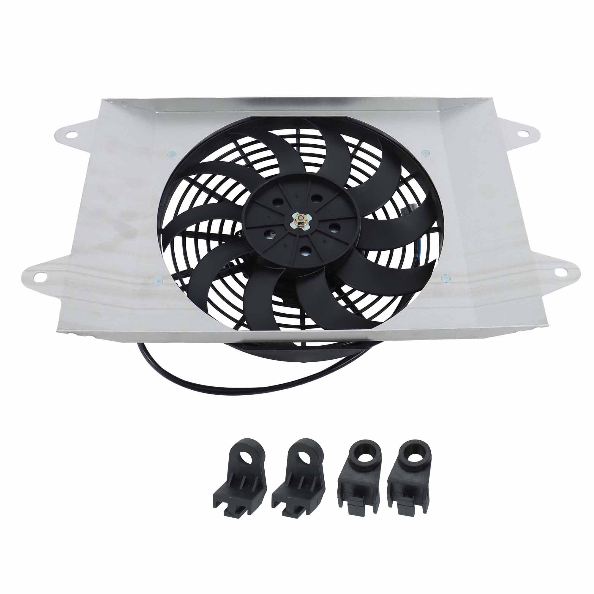 LABLT 12V Radiator Cooling Fan Motor for Yamaha Viking 700 Viking VI ...