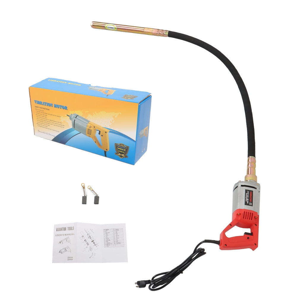 LABLT 1300W Power Concrete Vibrator 110V Concrete Vibrabrater with 6.6 ...