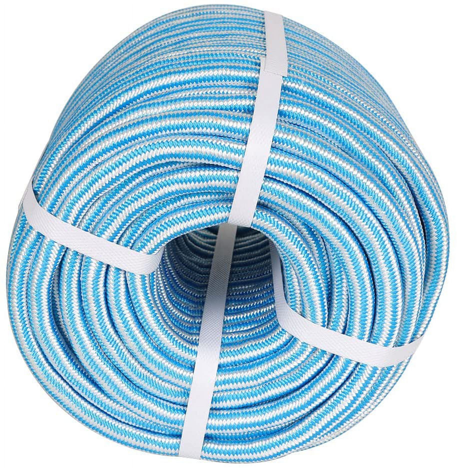 LABLT 24 Strand 1/2 inch Arborist Rope, 200 FT High Strength Polyester ...