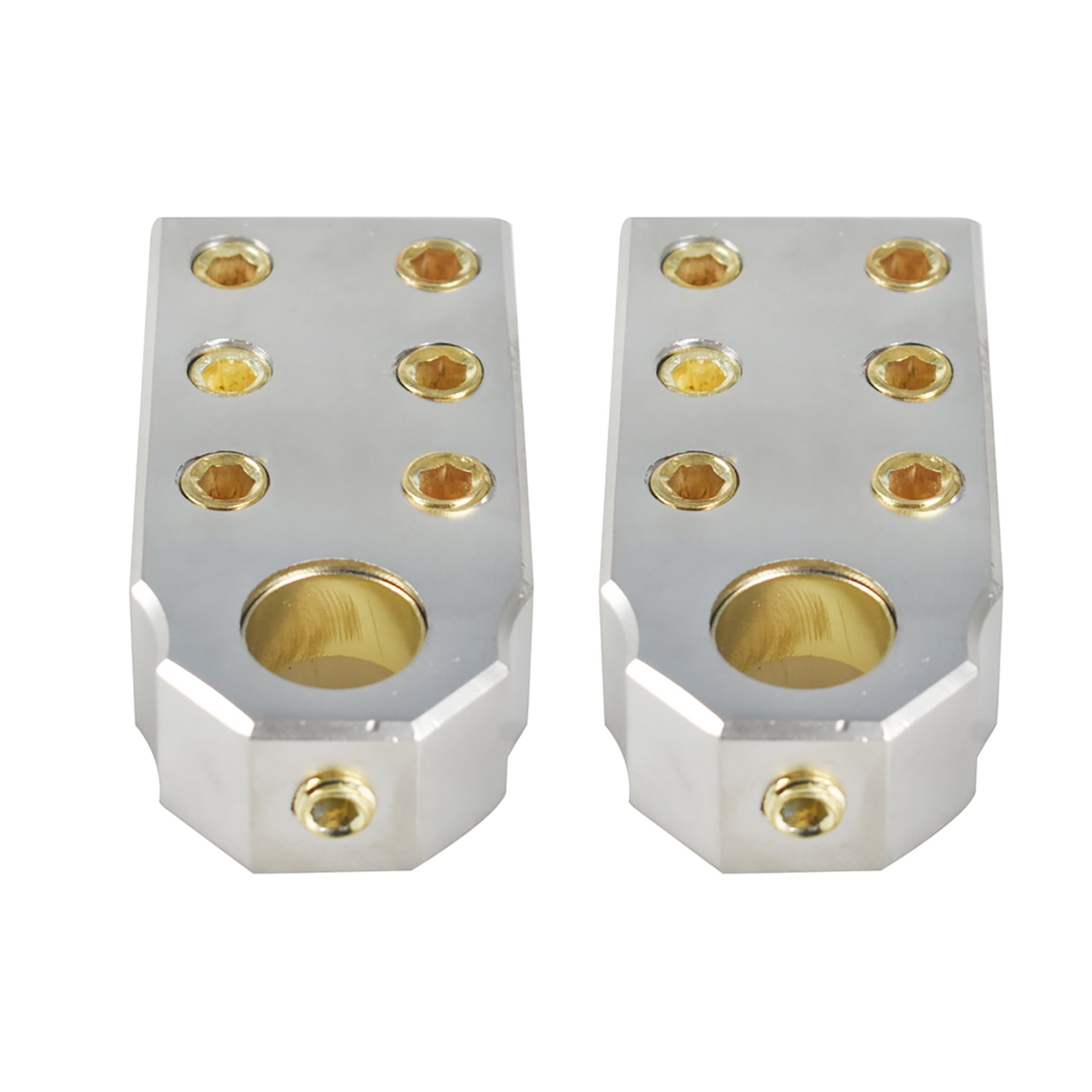 LABLT 2x Car Audio SAE Top Post (6) 1/0 & 4 Gauge Battery Terminal ...