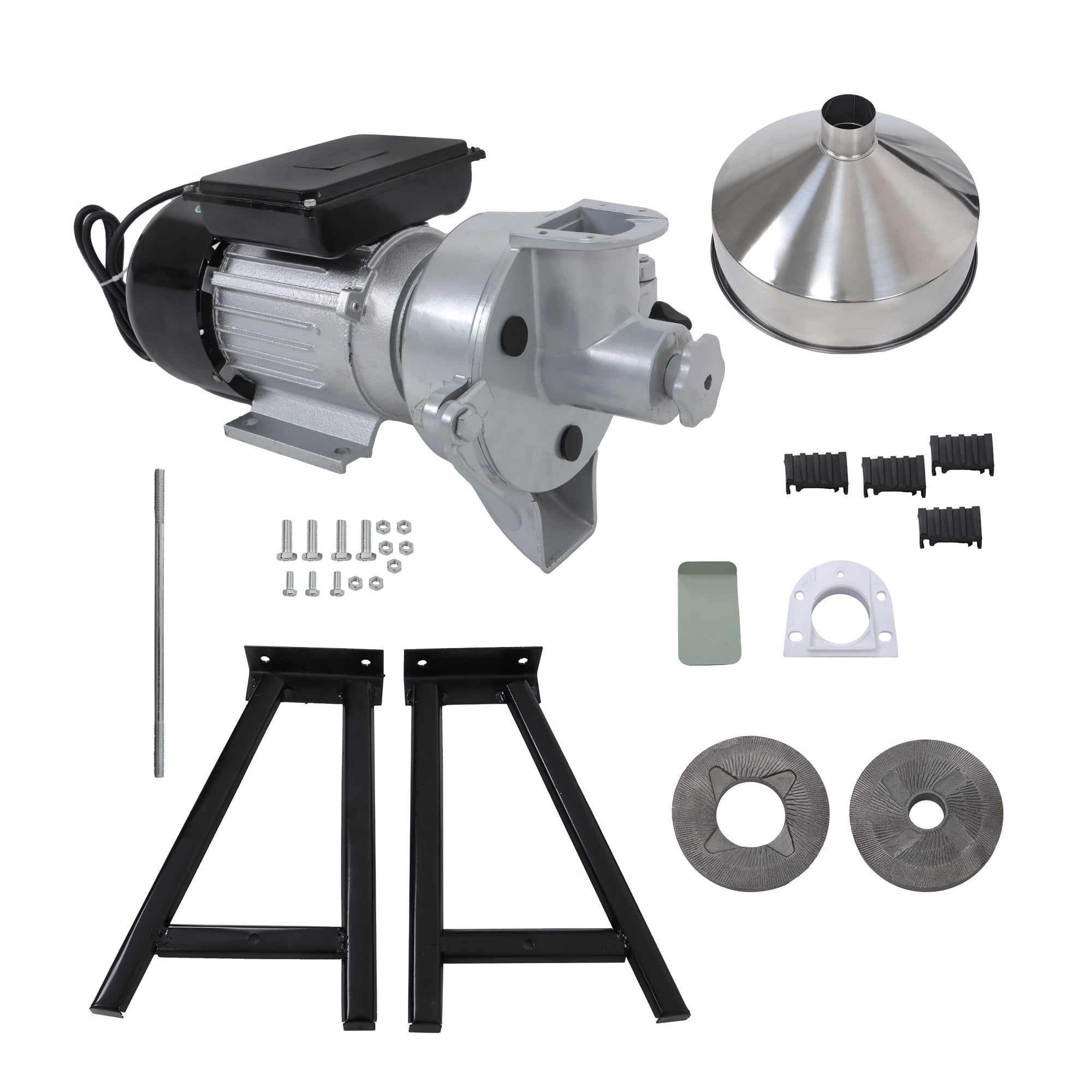 LABLT 3000W Wet Dry Electric Grain Mill with Funnel 110V Grain Grinder ...