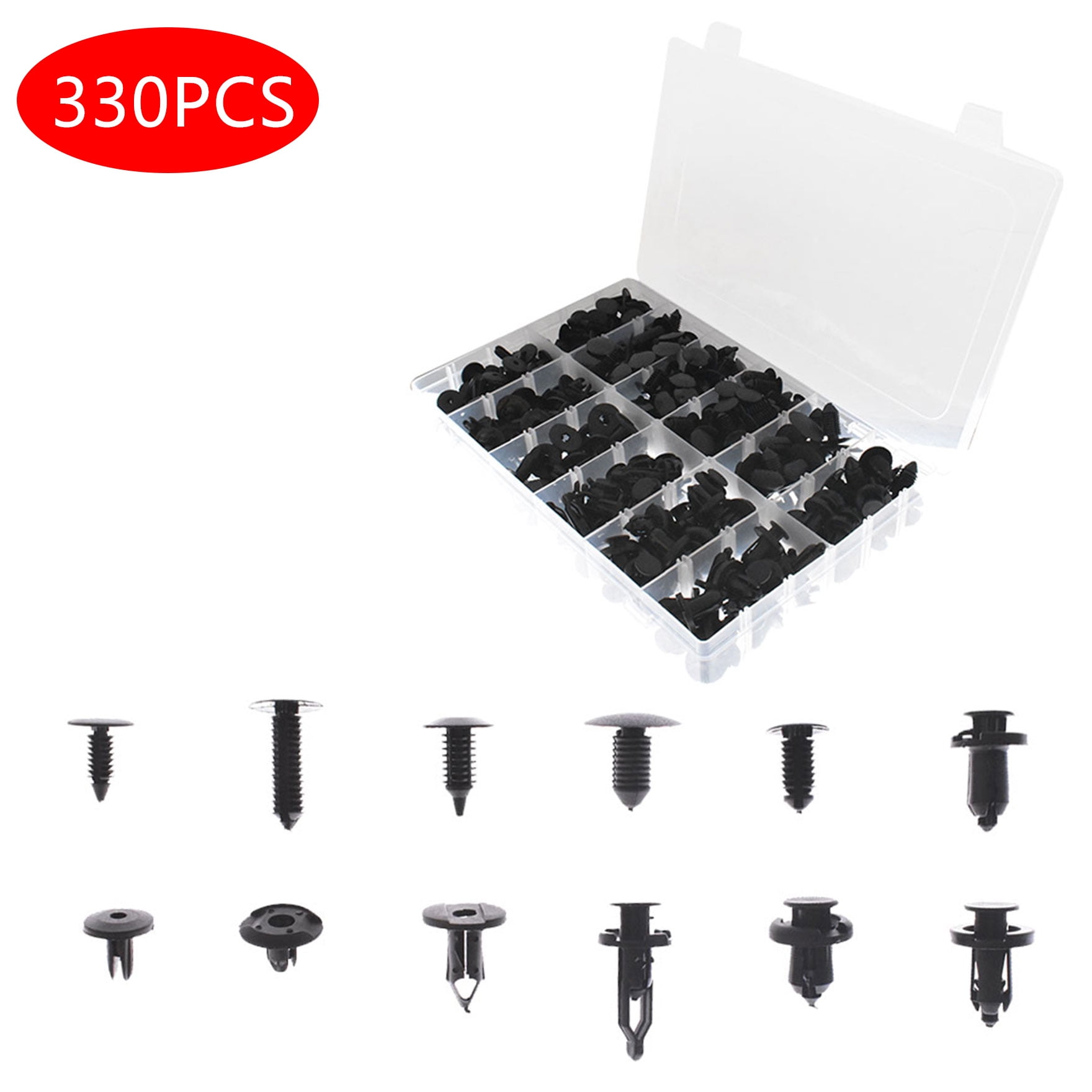 LABLT 330 Clips Automotive Push Pins Retainers Assortment Replacement ...