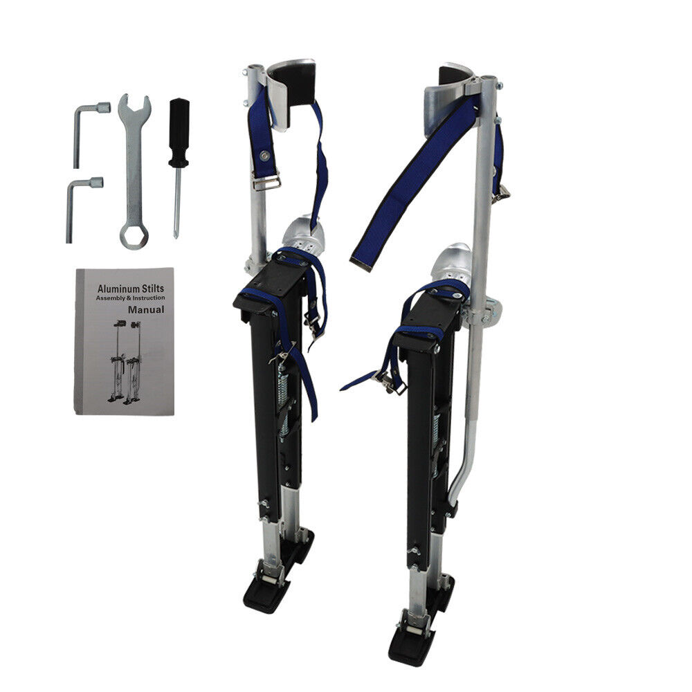LABLT 36 - 48 In Adjustable Aluminum Drywall Stilts Painters Walking ...