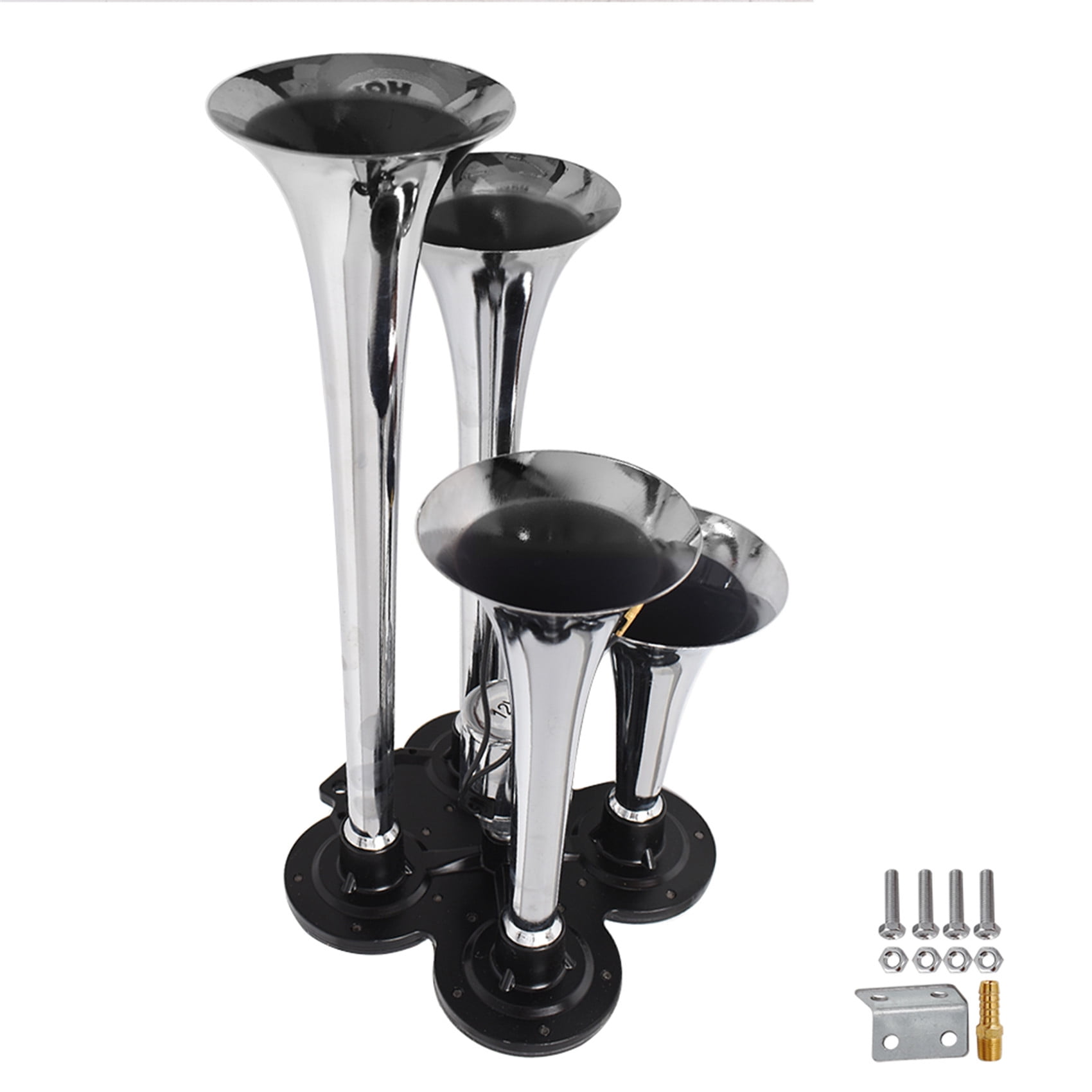 LABLT 4 Trumpet Air Horn 150DB 12V Super Loud Raging Replacement for ...