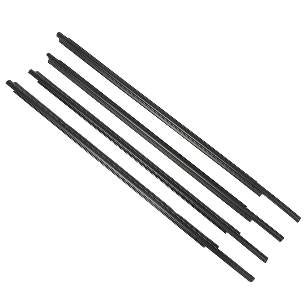 LABLT 4PCS Weatherstrip Window Moulding Trim Seal Door Outside Belt ...