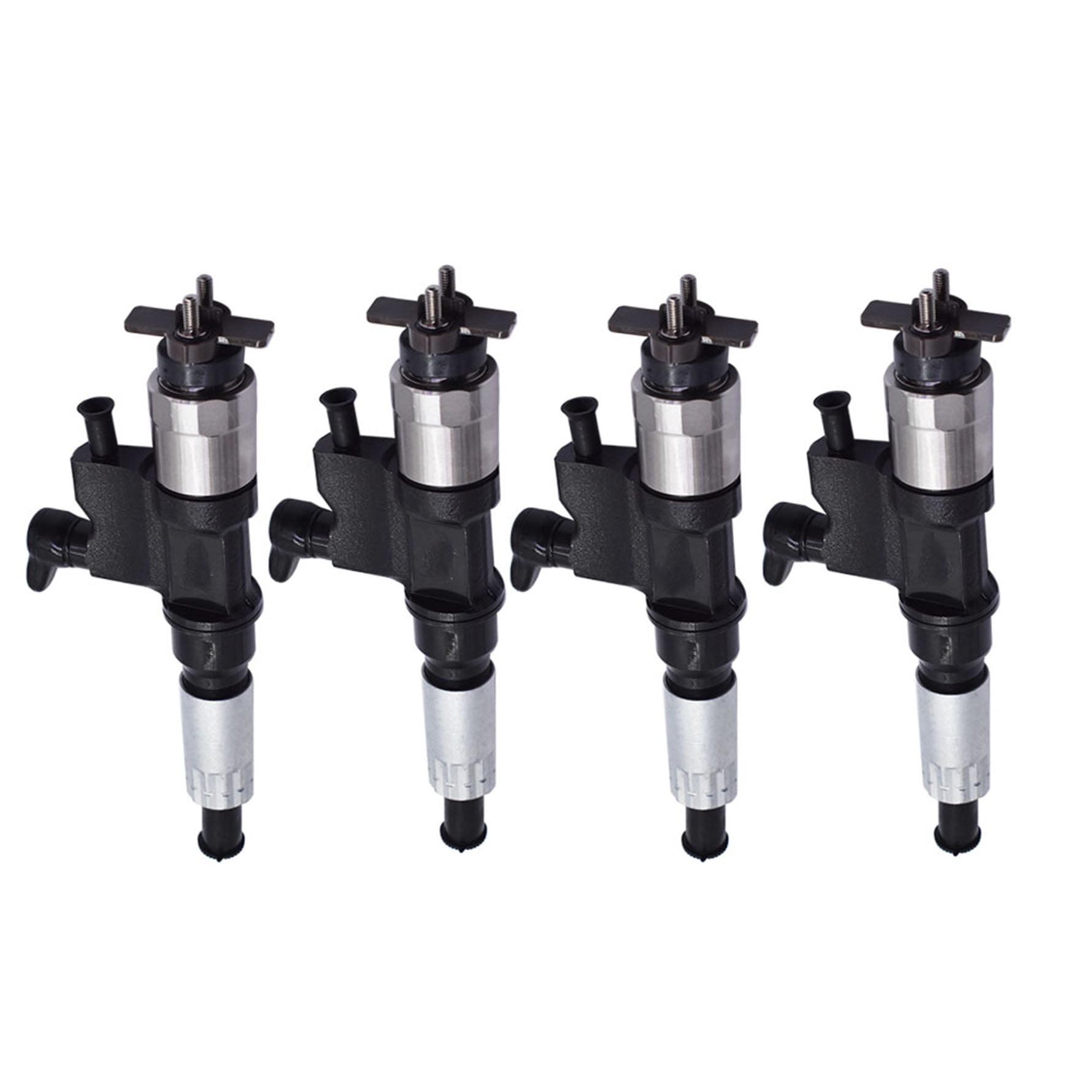 LABLT 4X Fuel Injectors 4HK1 Fit for Isuzu NPR NPR-HD Diesel 2001-2007 ...