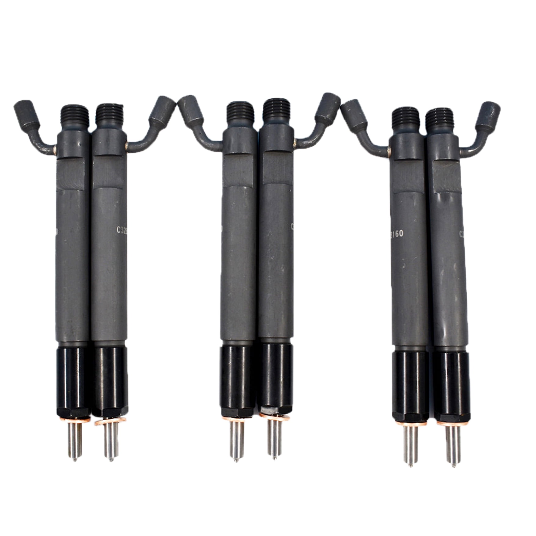 LABLT 6-Pack Fuel Injectors for Cummins C8.3L 6C 6CT 6CTA 6CTAA 3283160 ...
