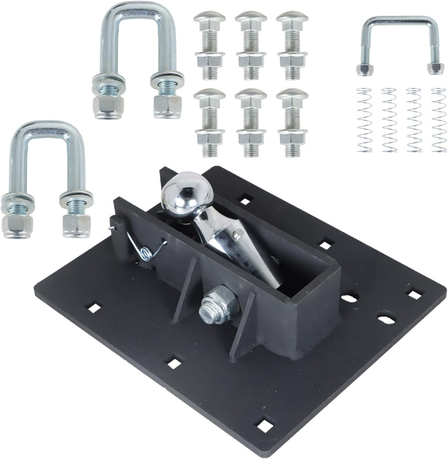 LABLT 61052 Folding Ball Gooseneck Hitch Gooseneck Trailer Hitch ...