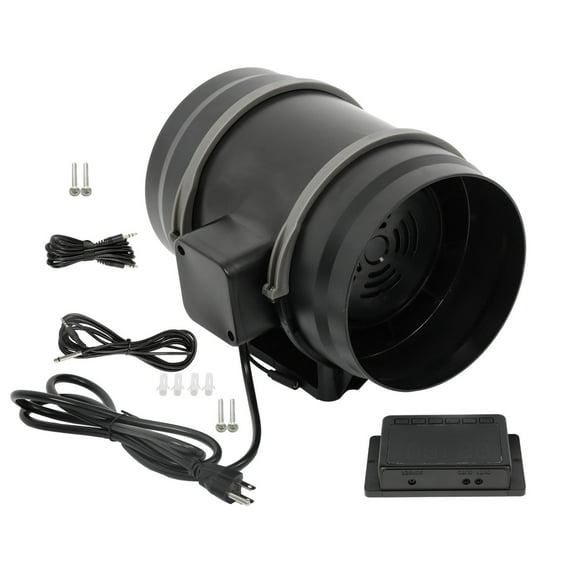LABLT 8 Inch Inline Duct Fan 807 CFM & Quiet EC Motor & Ventilation Exhaust Fan - Walmart.com