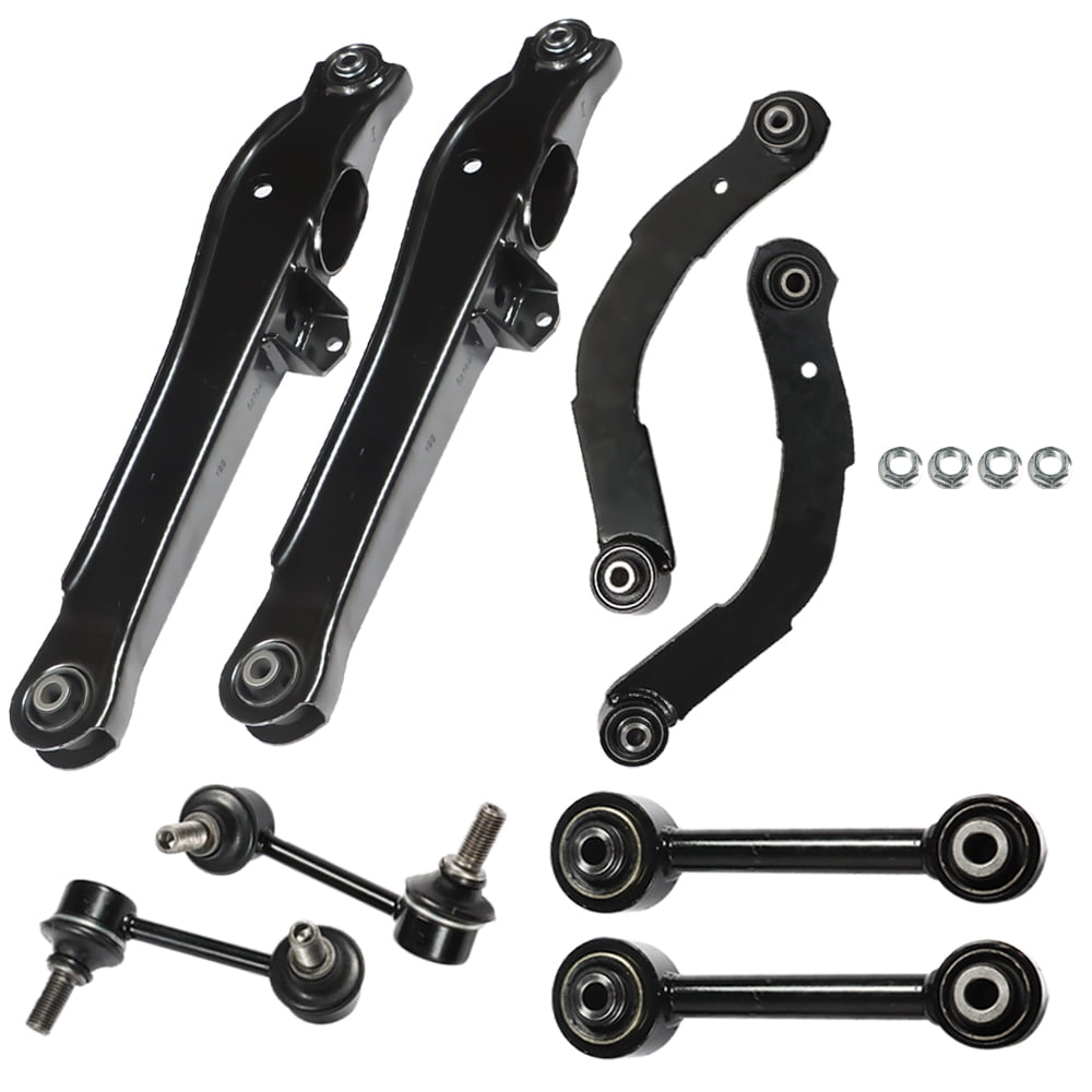 LABLT 8-Pack Rear Suspension Kit Upper Lower Control Lateral Toe Arms ...