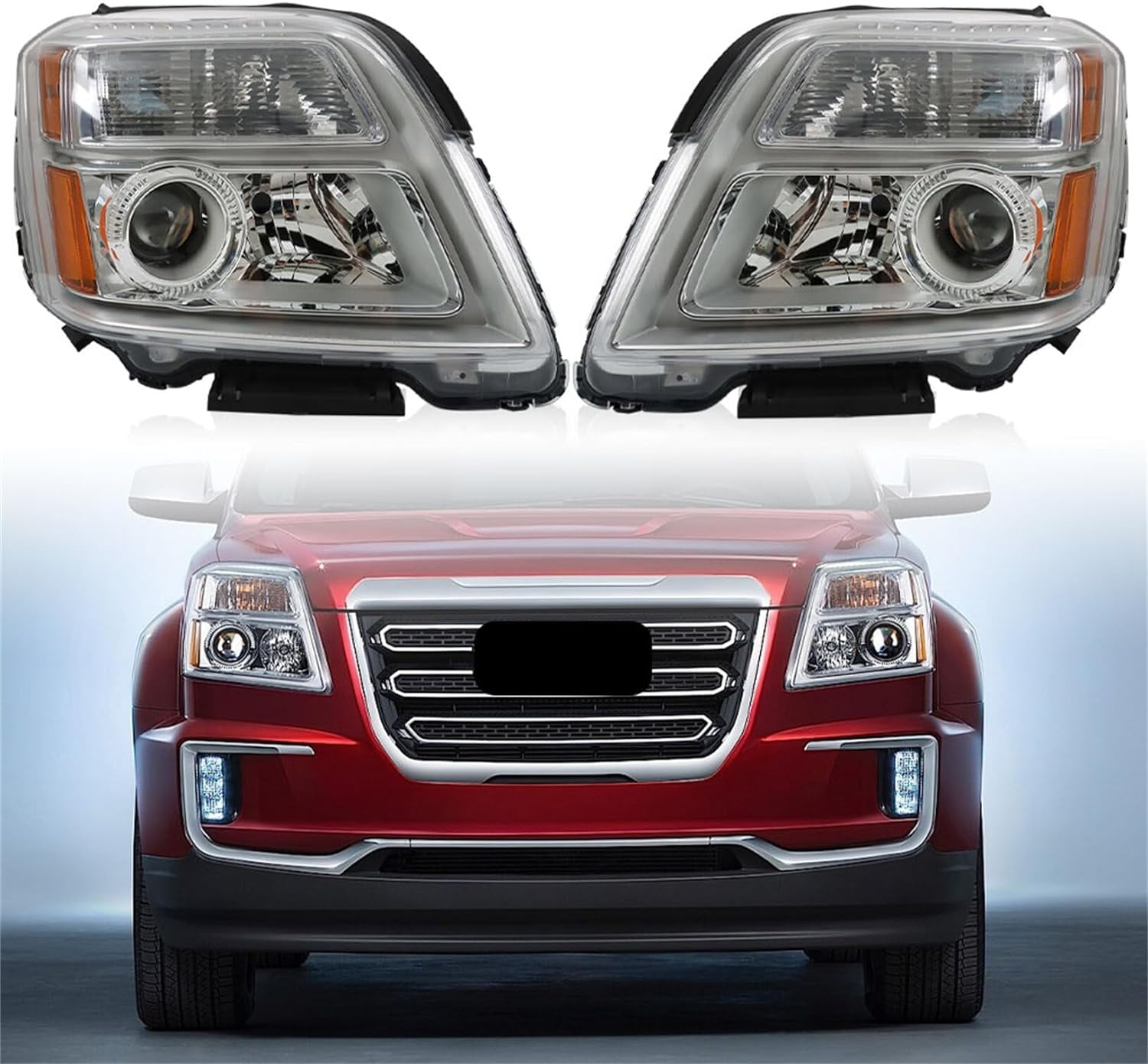 LABLT A Pair Assembly Replacement for 2016 2017 GMC Terrain Halogen ...