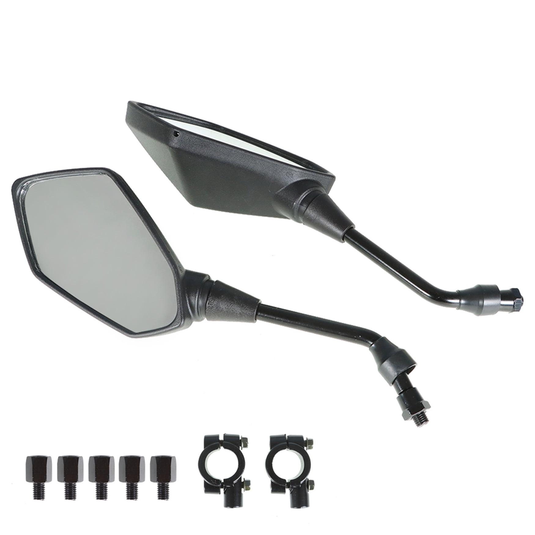UTV Rearview Mirror KEMIMOTO UTV Center Rear View Mirror With LED Light ...