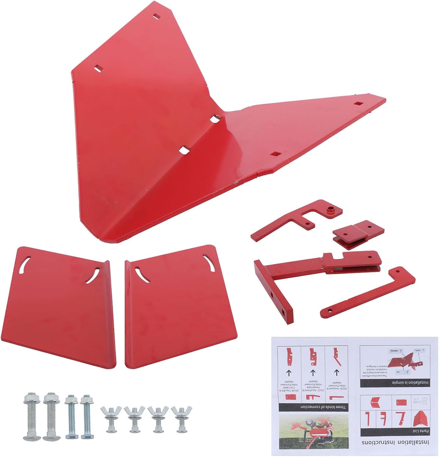 LABLT Autoparts 15683 Hiller-Furrower Kit Carry Red Adjustable Wing Kit ...