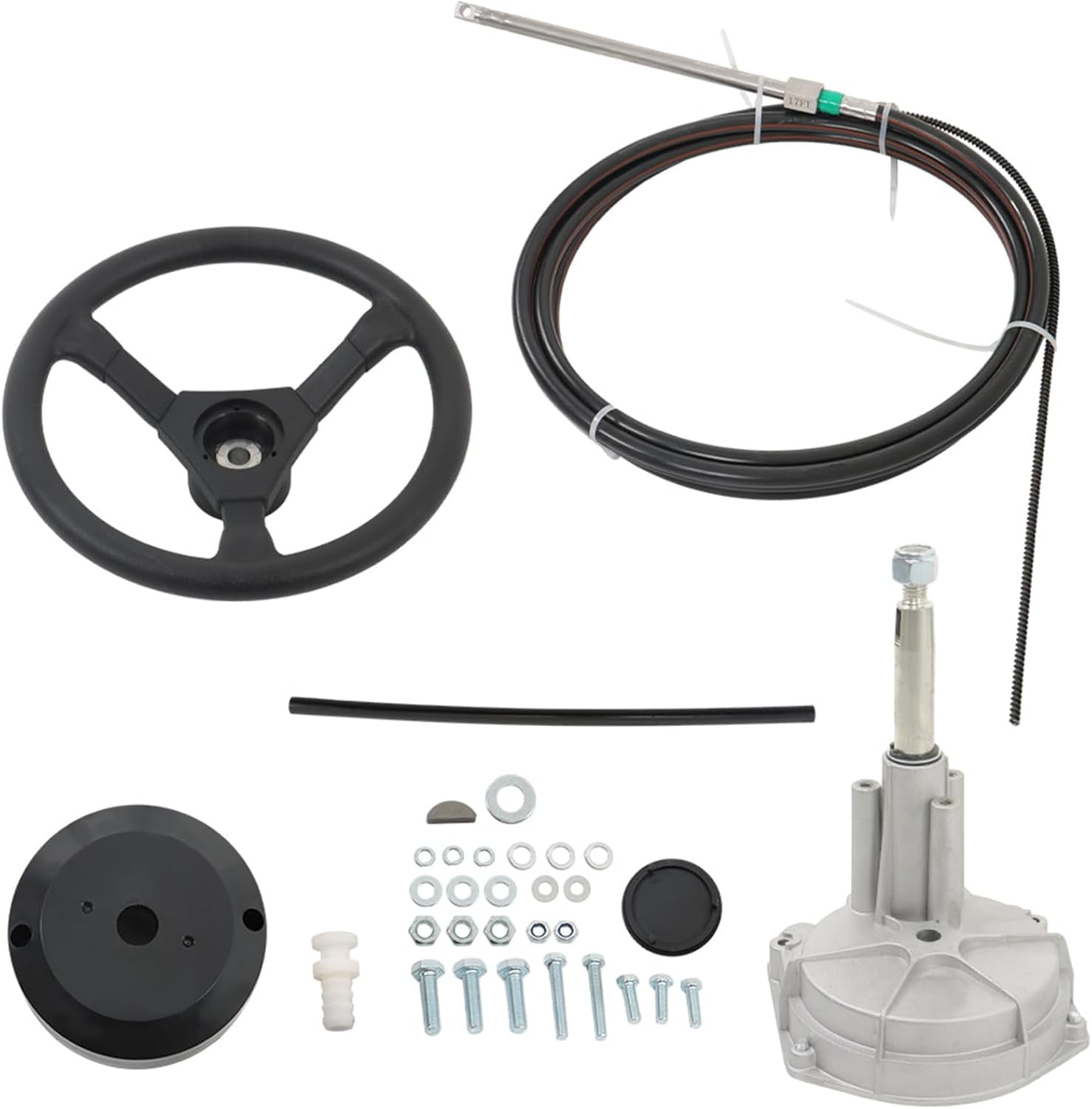 LABLT Boat Steering Cable Steering System Outboard Rotary Steering Kit ...