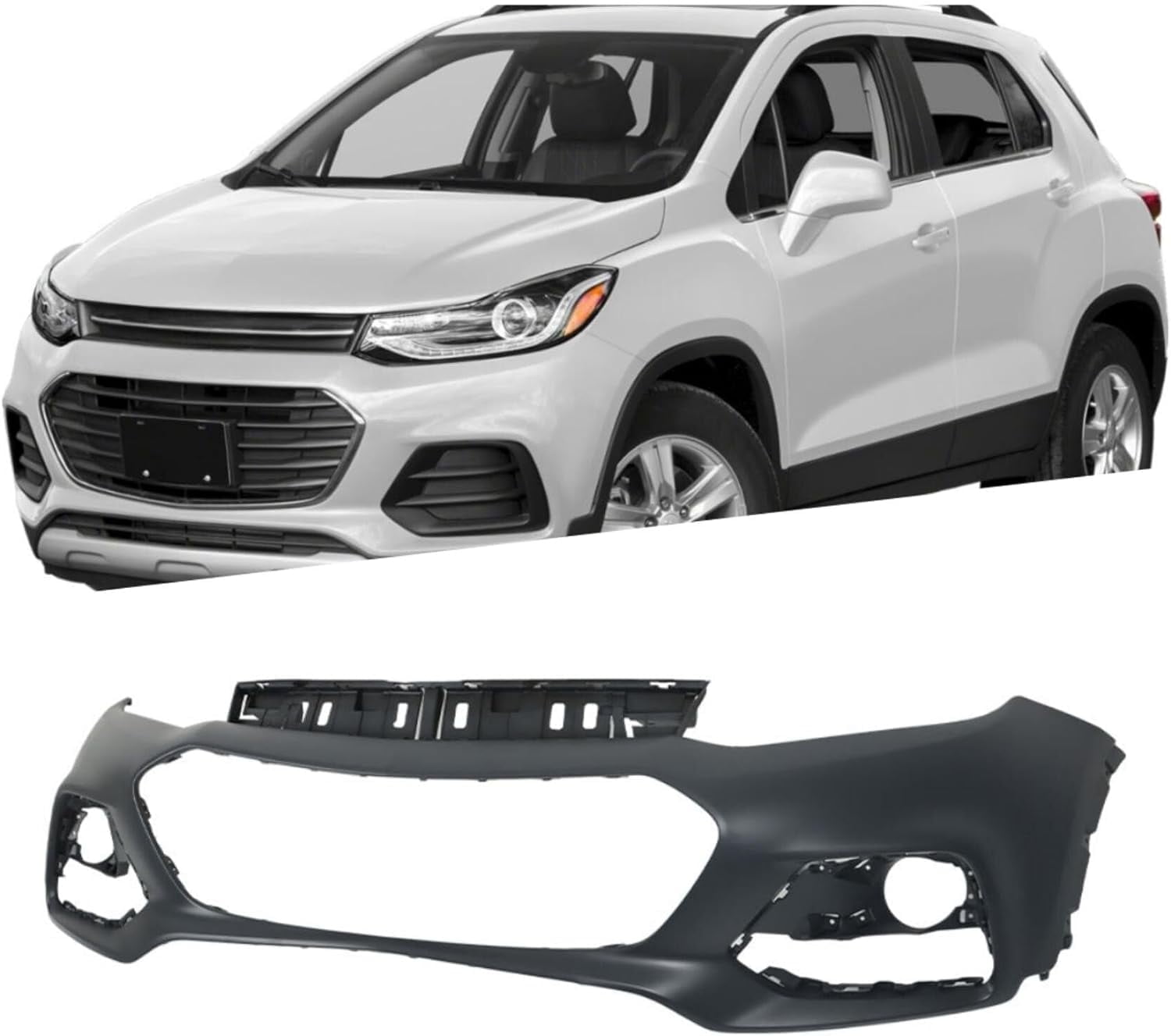 LABLT Bumper Cover Fascia Front Upper Replacement for Chevy Chevrolet ...