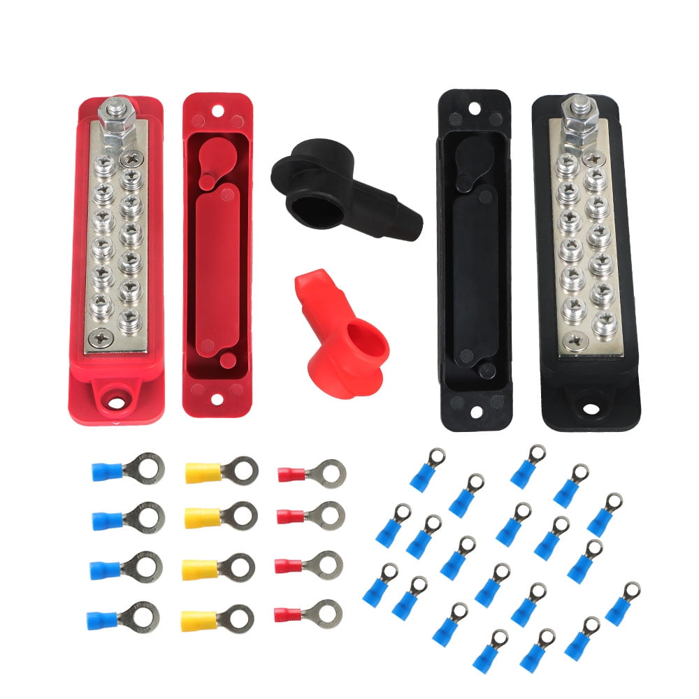 LABLT Busbar Bus Bar Power Distribution Block with Cover UL 94 HB 12V ...